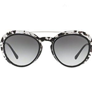 GIORGIO ARMANI AR6055F - 301511 Sunglasses Silver/Black Spotted w/Grey Fade Lens 54mm