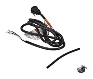 whirlpool w11365014 original genuine oem dishwasher power cord kit, right angle