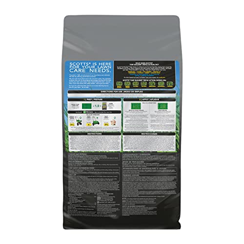 Scotts Turf Builder Triple Action1 - Combination Weed Control, Weed Preventer, and Fertilizer, 11.31 lbs., 4,000 sq. ft.