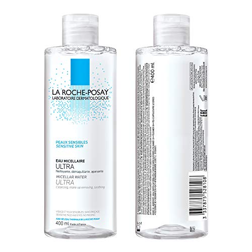 La Roche-Posay Micellar Cleansing Water for Sensitive Skin, Micellar Water Makeup Remover, Cleanses and Hydrates Skin, Gentle Face Toner, Oil Free