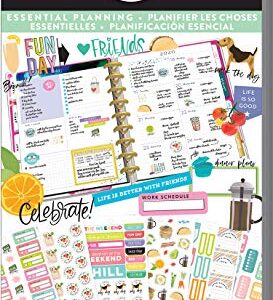 me & my BIG ideas Sticker Value Pack - The Happy Planner Scrapbooking Supplies - Essential Planning Theme - Multi-Color - Great for Projects, Scrapbooks & Albums - 30 Sheets, 1009 Stickers Total