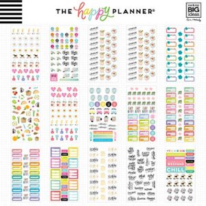 me & my BIG ideas Sticker Value Pack - The Happy Planner Scrapbooking Supplies - Essential Planning Theme - Multi-Color - Great for Projects, Scrapbooks & Albums - 30 Sheets, 1009 Stickers Total