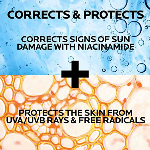 La Roche Posay Anthelios UV Correct Sunscreen Moisturizer SPF 70, Daily Anti-Aging Face Moisturizer with Sunscreen and Niacinamide to Even Skin Tone & Fine Lines, Sun Protection for Sensitive Skin