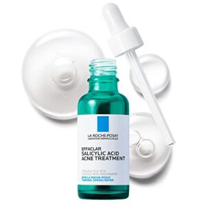 la roche posay effaclar salicylic acid acne treatment to minimize pores, clear acne blemishes and post acne marks