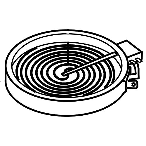 Whirlpool W11047722 Range Radiant Surface Element, 2,500-watt (Replaces W10248262, W8273992) Genuine Original Equipment Manufacturer (OEM) Part