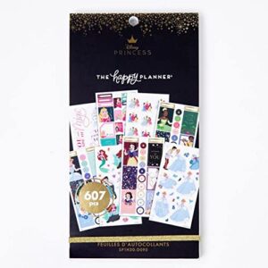 the happy planner® disney© princesses sticker value pack, 30 sheets, 607 stickers by me & my big ideas