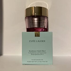 Estee Lauder Resilience Multi-Effect Tri-Peptide Face and Neck Creme SPF 15 For Normal/Combination Skin, 2.5 oz / 75ml