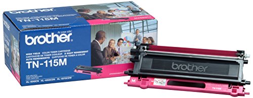 Brother TN-115M DCP-9040 9042 9045 HL-4040 4050 4070 MFC-9440 9450 9840 Toner Cartridge (Magenta) in Retail Packaging