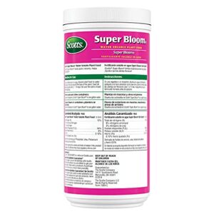 Scotts Super Bloom Water Soluble Plant Food, 2 lb - NPK 12-55-6 - Fertilizer for Outdoor Flowers, Fruiting Plants, Containers and Bed Areas - Feeds Plants Instantly