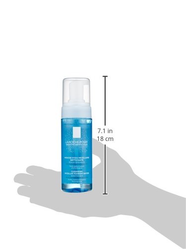 La Roche-Posay Foaming Micellar Cleansing Water and Gentle Makeup Remover, Balances pH, Soap & Alcohol Free