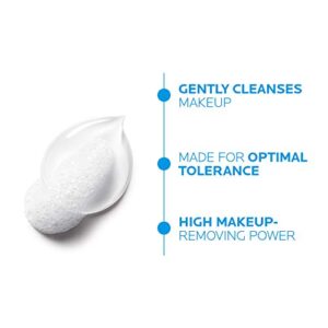 La Roche-Posay Foaming Micellar Cleansing Water and Gentle Makeup Remover, Balances pH, Soap & Alcohol Free