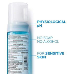 La Roche-Posay Foaming Micellar Cleansing Water and Gentle Makeup Remover, Balances pH, Soap & Alcohol Free