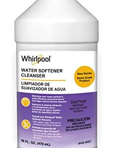 Whirlpool WHELJ1 Central Water Filtration System, White & 12062002229 WHEWSC Water Softening Cleanser 16oz