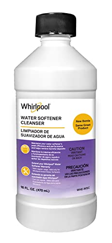 Whirlpool WHELJ1 Central Water Filtration System, White & 12062002229 WHEWSC Water Softening Cleanser 16oz