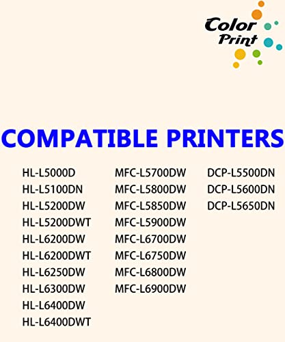 ColorPrint 1-Pack Compatible DR820 Drum Unit Replacement for Brother DR-820 DR 820 Imaging for TN850 TN880 Toner HL L5100DN L5200DW L6300DW MFC L5850DW L5900DW L6800DW DCP L5500DN L5650DN Printer