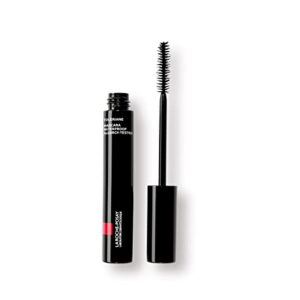 la roche-posay toleriane waterproof mascara, long-lasting volume and length, allergy-tested, safe for sensitive skin, black