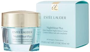 estee lauder women’s nightwear plus anti-oxidant night detox creme, all skin types,1.7 ounce (pack of 1)