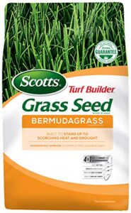 scotts turf builder grass seed for bermudagrass is built to stand up to scorching heat and drought, 10 lbs.