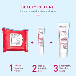 Bioderma - Sensibio H2O Makeup Remover - Gentle Cleanser and Unscented - Biodegradable Makeup Wipes for Sensitive Skin