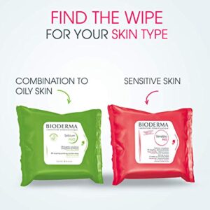 Bioderma - Sensibio H2O Makeup Remover - Gentle Cleanser and Unscented - Biodegradable Makeup Wipes for Sensitive Skin