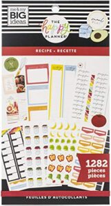 me & my big ideas happy planner stckrs, recipe, 1282/pkg