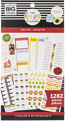 ME & MY BIG IDEAS Happy Planner STCKRS, Recipe, 1282/Pkg