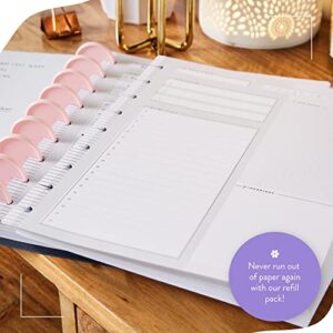 Happy Planner Plans + Notes Planner Refill Paper, 100 Sheets of Lined Refill Paper for Journals, Classic Size