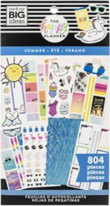 me & my big ideas happy planner stckrs, summer, 804/pkg