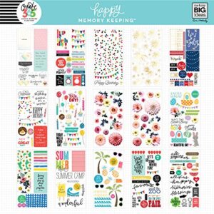 me & my BIG ideas Sticker Value Pack for Big Planner - The Happy Planner Scrapbooking Supplies - Holidays Theme - Multi-Color - Great for Projects, Scrapbooks & Albums - 30 Sheets, 738 Stickers Total