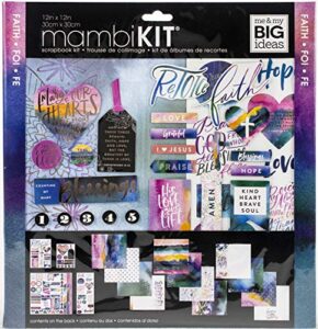 me & my big ideas page kit 12″x12″-colorful faith