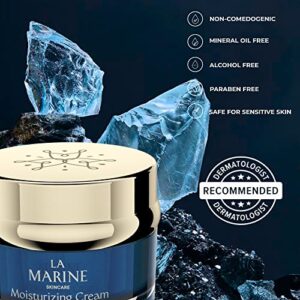 LAMARINE SKINCARE Moisturizing Face Cream, Daily Moisturizer for Dry Skin, Hydrates and Protects Sensitive Skin, with Hydrolyzed Pearl and Jellyfish Extract, 1.7 oz