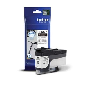 brother lc-3237bk inkjet cartridge, black, single pack, super high yield, includes 1 x inkjet cartridge, genuine supplies