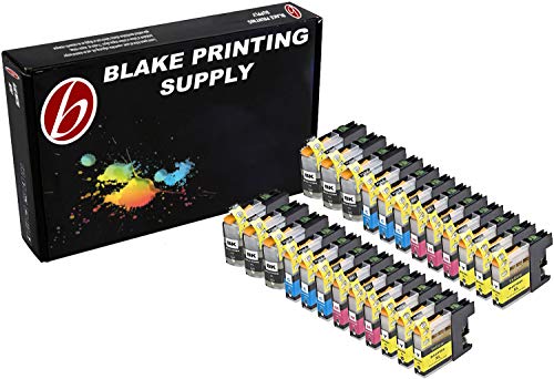 24 Pack Compatible with Brother LC101 , LC103 6 Black, 6 Cyan, 6 Magenta, 6 Yellow for use with Brother DCP-J152W, MFC-J245, MFC-J285DW, MFC-J4310DW, MFC-J4410DW, MFC-J450DW, MFC-J4510DW, MFC-J4610DW, MFC-J470DW, MFC-J4710DW, MFC-J475DW, MFC-J650DW, MFC-J