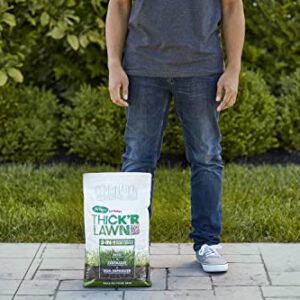 Scotts Turf Builder Thick'R Lawn Tall Fescue Mix: Seed, Fertilizer, Soil Improver, 12 lbs., 2-Pack