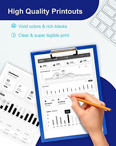 TN-760 TN-730 Toner Cartridges for Toner Brother TN730 TN760 Compatible for Brother MFC-L2710DW HL-L2395DW DCP-L2550DW HL-L2370DW MFC-L2750DW HL-L2390DW HL-L2350DW Printer(2 Black)