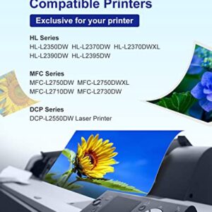 TN-760 TN-730 Toner Cartridges for Toner Brother TN730 TN760 Compatible for Brother MFC-L2710DW HL-L2395DW DCP-L2550DW HL-L2370DW MFC-L2750DW HL-L2390DW HL-L2350DW Printer(2 Black)