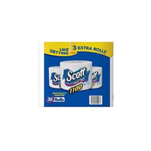 Scott Bath Tissue, 1, 100 Sheetsper Roll, 36 Count