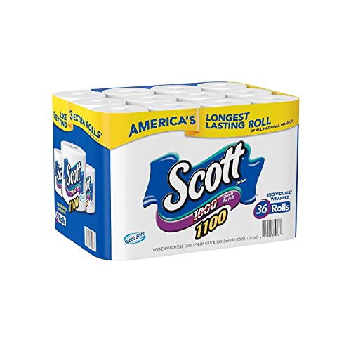 Scott Bath Tissue, 1, 100 Sheetsper Roll, 36 Count