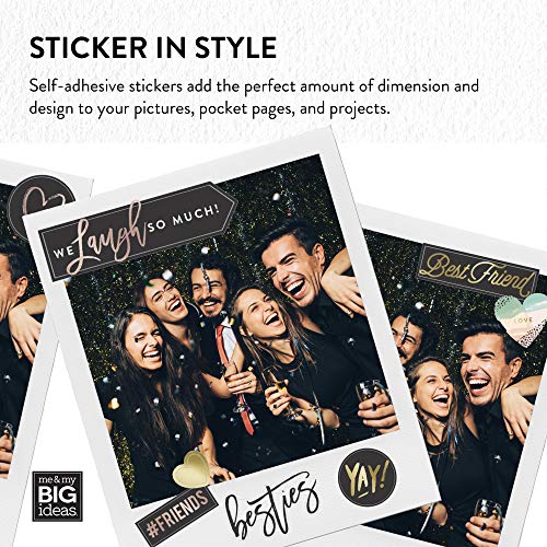 Me & My Big Ideas PPS-37 Pocket Pages Stickers 6 Sheets/Pkg-Love Yourself