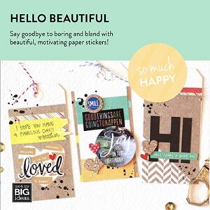 Me & My Big Ideas PPS-37 Pocket Pages Stickers 6 Sheets/Pkg-Love Yourself