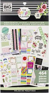 me & my big ideas happy planner stckrs, horizontal, 464/pkg