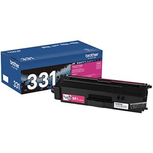 brother genuine tn331m standard-yield magenta toner cartridge