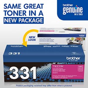 Brother Genuine TN331M Standard-yield Magenta Toner Cartridge