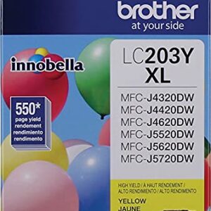 Brother 1106362 Lc 203 Yellow Ink Cartridge High Yield (Lc203ys)