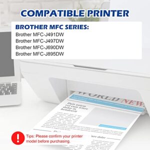 DOUBLE D LC3013 Ink Cartridges Compatible Replacement for Brother LC3013 LC3011 High Yield for Brother MFC-J491DW MFC-J497DW MFC-J690DW MFC-J895DW(13 Pack)