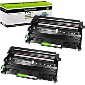 greencycle 2 pack compatible for brother dr360 drum unit replacement for dcp-7030 dcp-7040 hl-2140 hl-2150n mfc-7340 mfc-7345dn printer