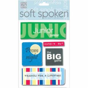 me & my big ideas soft spoken themed embellishments, junior