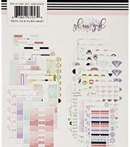 ME & MY BIG IDEAS Happy Planner STCKRS, Glam Girl, 697/Pkg