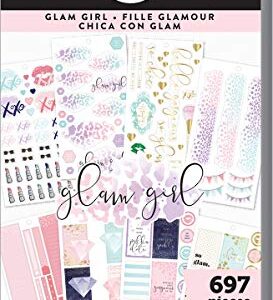 ME & MY BIG IDEAS Happy Planner STCKRS, Glam Girl, 697/Pkg