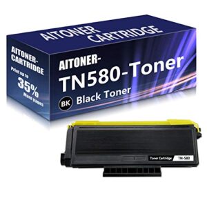 1 pack (black) tn580 toner cartridge replacement for brother hl-5240 5250dn 5270dn 5370dw 5380dn 5280dw mfc-8370 8460n 8690dn 8480dn 8680dn 8690dn 8890dw dcp-8060 8080dn 8085dn 8085dn printer